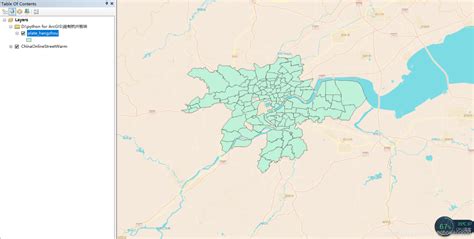 python for arcgis 绘制杭州市板块地图 51cto博客 python 绘制中国地图