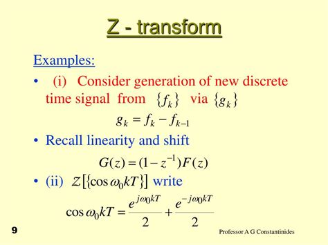 ppt z transform powerpoint presentation free download id 6815634