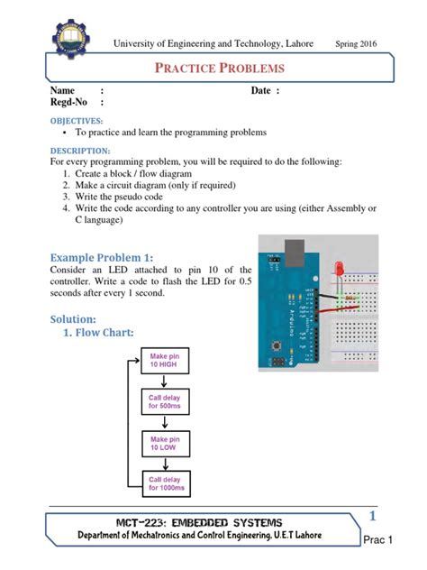 practice problems embedded systems programming pdf microcontroller switch