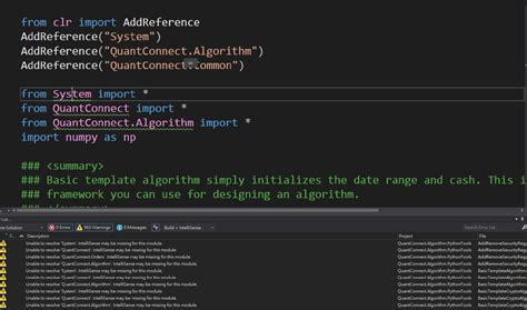 Visual Studio IntelliSense Support For Python QuantConnect