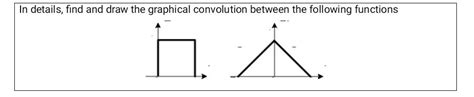 in details find and draw the graphical convolution
