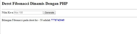 coding membuat deret fibonacci dengan php belajar webpedia