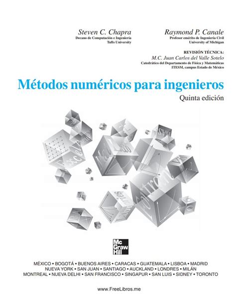 pdf de programación métodos numéricos para ingenieros
