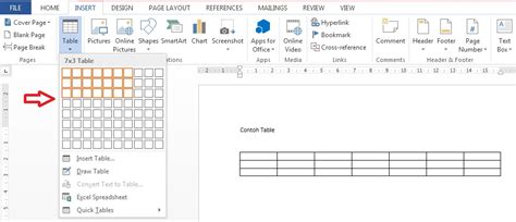 Lengkap Cara Membuat Dan Mendesain Table Di Microsoft Word 2007 2010