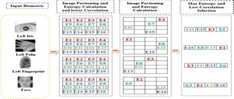 secure cancelable template based on double random phase encoding and entropy segmentation