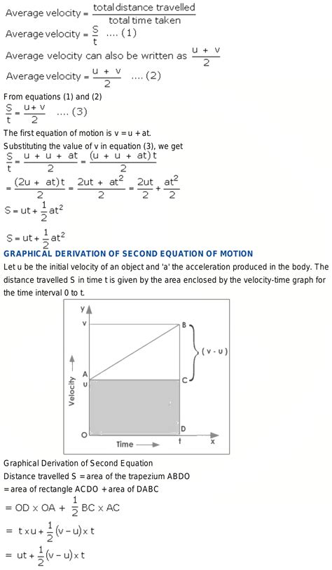 derive velocity time relations and position time relation for a uniformly accelerated motion by