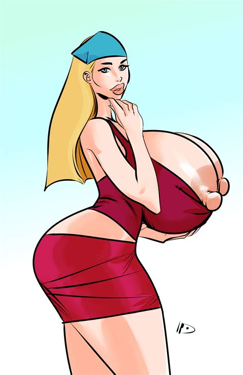 Rule 34 Areolae Bare Midriff Big Breasts Blonde Hair Blue Eyes Breasts Bursting Breasts Busty