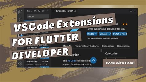 best vs code extensions for productive flutter development 2023 youtube