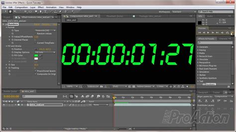 A Timecode With Any Color And Any Font You Like In Adobe After Effects