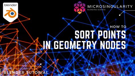 How To Sort Geometry Node Index By Attribute Blender 3 4 Tutorial
