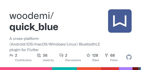 Issues Woodemi Quick Blue GitHub