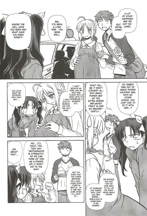 Artoria Pendragon Saber Tohsaka Rin And Emiya Shirou Fate And 1 More Drawn By Akikan