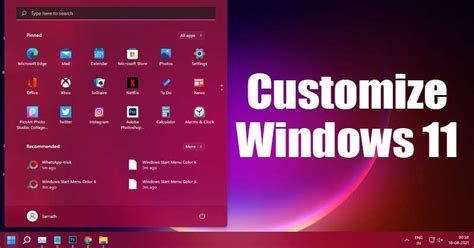How To Change Start Menu And Taskbar Color In Windows 11 Themelower