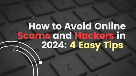 How To Avoid Online Scams And Hackers In 2024 4 Easy Tips YouTube