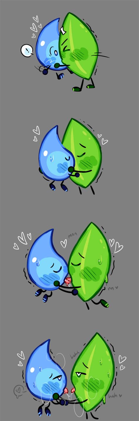 Rule 34 Animate Inanimate Battle For Dream Island Blush Breath Color Critterscrawl Drool