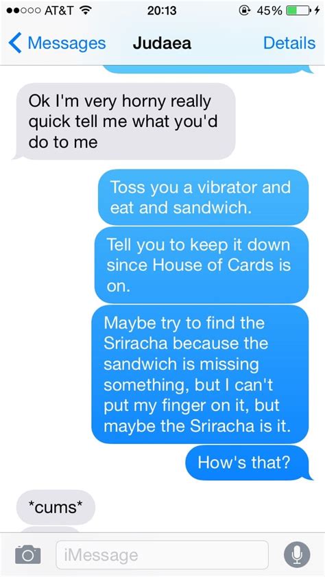 When House Of Cards Is On And Bae Has No Chill Funny Sext Messages Popsugar Tech Photo 6