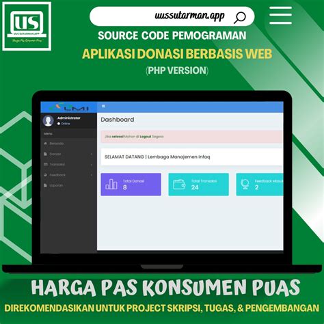 Jual Source Code Aplikasi Donasi Berbasis Web Codeigniter Shopee