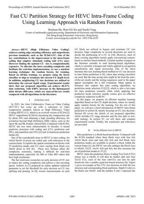 pdf fast cu partition strategy for hevc intra frame coding dokumen tips