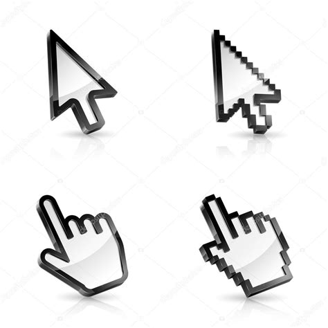 Mouse Pointers Stock Vector By Vasabii777 22334807