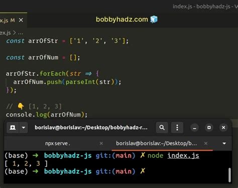 convert array of strings to array of numbers in javascript bobbyhadz