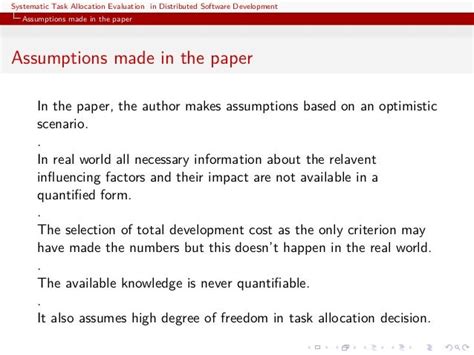 gsd systematic task allocation evaluation in distributed software d…