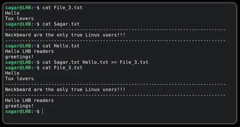 how to merge files in linux command line