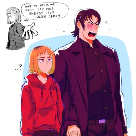 Katana Man And Sawatari Akane Chainsaw Man Drawn By Pariambod1 Danbooru