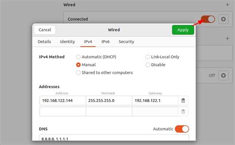 How To Change IP Address On Ubuntu Linux Start