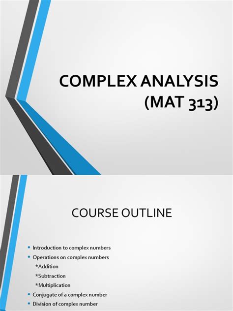 complex numbers part 1 1 pdf