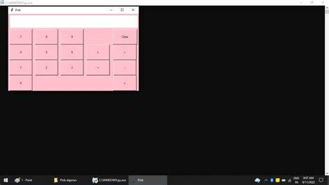 python program to basic new pink algerian design using the python tkinter kashipara