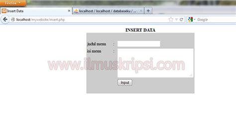 membuat insert data php ke database mysql skripsi teknik informatika 101184 hot sex picture
