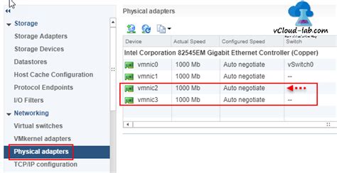 VMWARE ESXI CONFIGURE VSWITCH VMKERNEL NETWORK PORT FOR ISCSI STORAGE