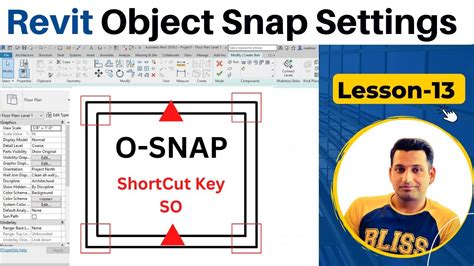 Revit Object Snap Settings Lesson 13 Revit Architecture Tutorials
