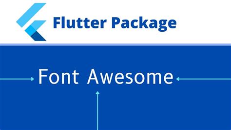 Flutter Font Awesome Icon Flutter Package YouTube