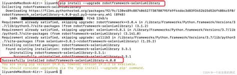 robotframework seleniumlibrary 关键字解读 全攻略 seleniumlibrary安装 csdn博客