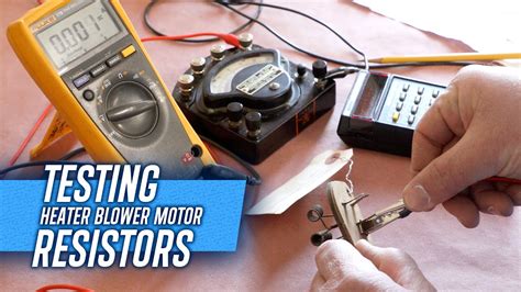 Cadillac Heater Blower Motor Resistors How To Test YouTube
