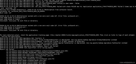 Sqoop Bin Bash Bin Java No Such File Or Directory Sqoopno Such File