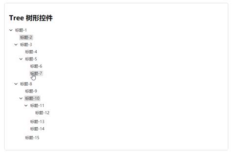 手把手教你用原生javascript造轮子（六）——tree树形控件 shervinchen segmentfault 思否