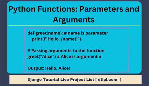 Python Functions Parameters And Arguments Cl 17