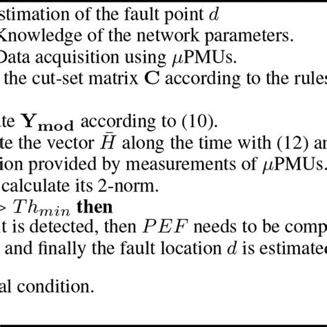 algorithm 1 graph‐based fault location algorithm download scientific diagram