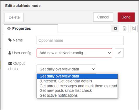 Node Red Contrib Aula Education Node Node RED