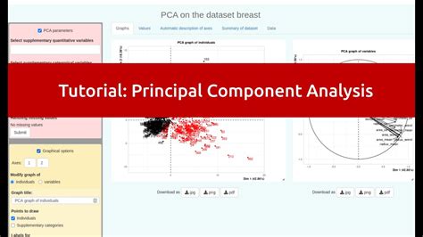 tutorial principal component analysis youtube