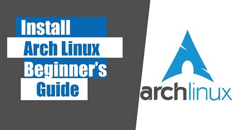 How To Install Arch Linux Beginner S Guide YouTube