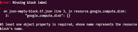 Empty JSON Objects Were Ignored Now Give Error Issue 6368