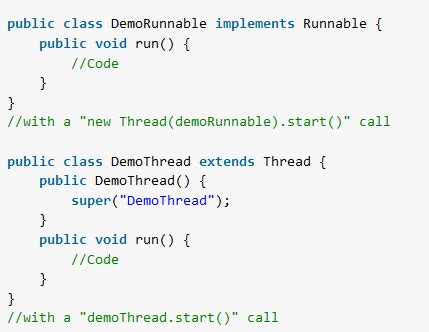 Difference Between Runnable Vs Thread In Java