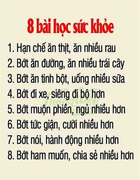 Rất Hay Những câu nói hay về sức khỏe và sắc đẹp
