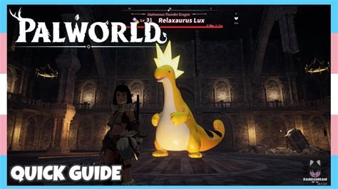 Where To Catch Alpha Relaxaurus Lux In Palworld Location Quick Guide