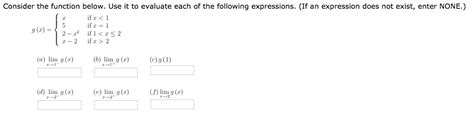 solved consider the function below use it to evaluate each