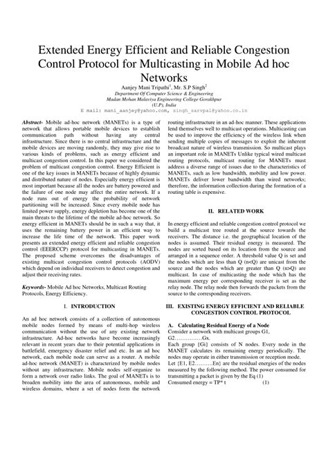pdf extended energy efficient and reliable congestion control protocol for multicasting in