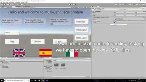 xml multi language system [unity] [free to download] youtube